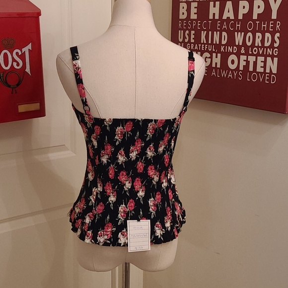 SAMPLE | Tops | Sample Corset Floral Top | Poshmark